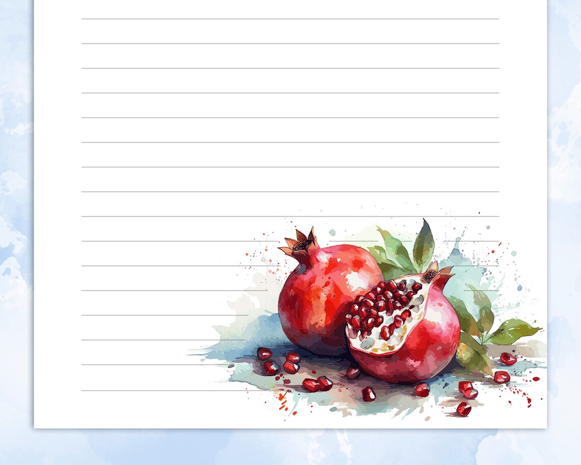 Printable Stationary Paper Printable Writing Paper With - Etsy