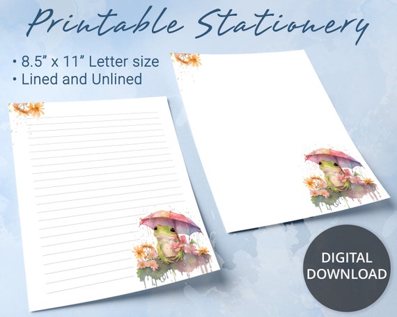 Umbrella Writing Template