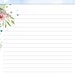 Printable Stationery, Printable Writing Paper With a Bird on a ...