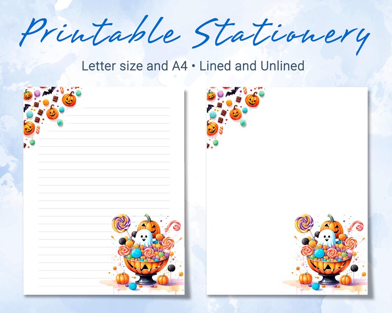 Printable Stationery Lined Paper, Printable Writing Paper With ...