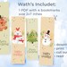 Printable Bookmarks, Merry Christmas Bookmarks, Printable Bookmarks Set ...