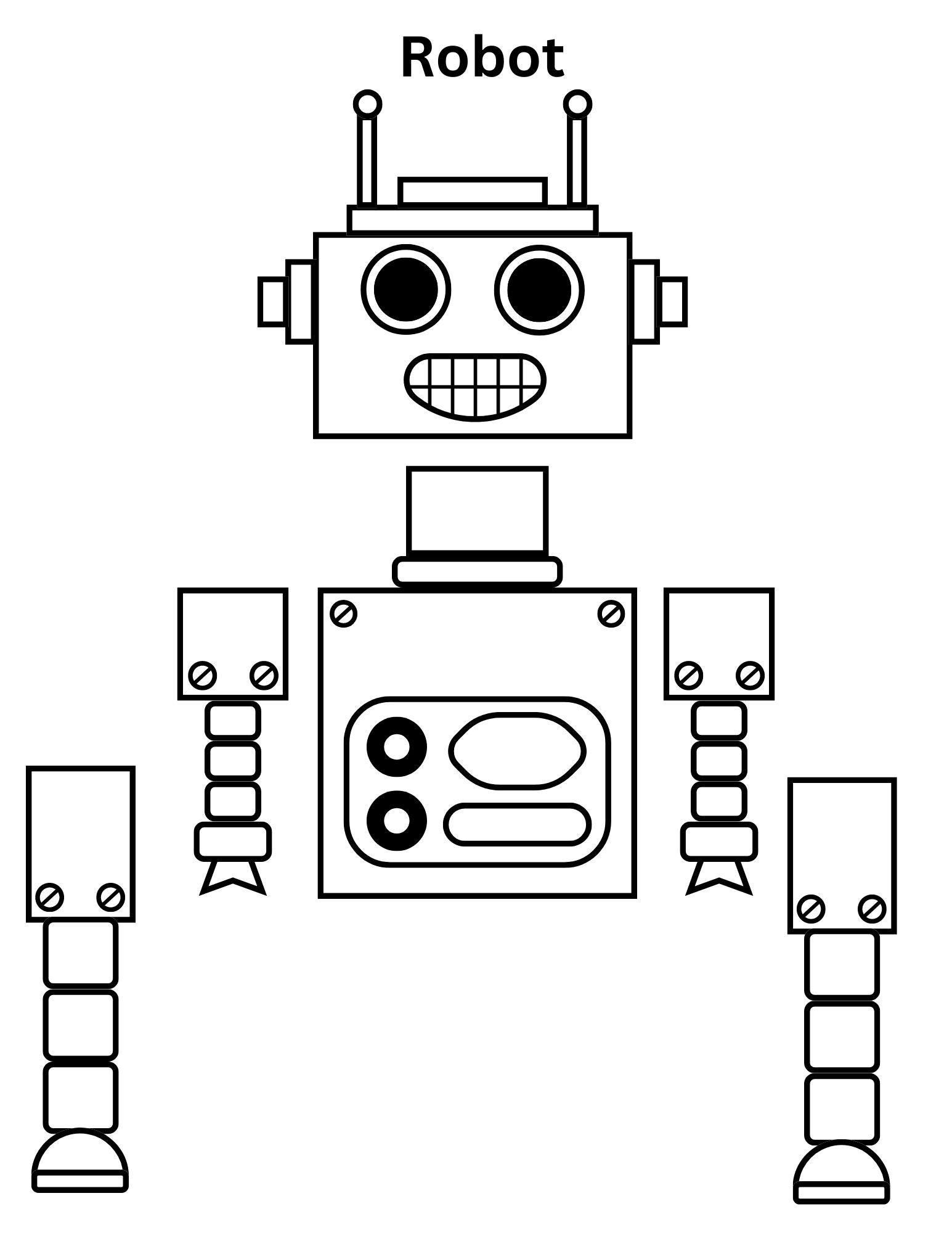 Build a Craft Kids Printable Craft Instant Download Colour and Cut ...