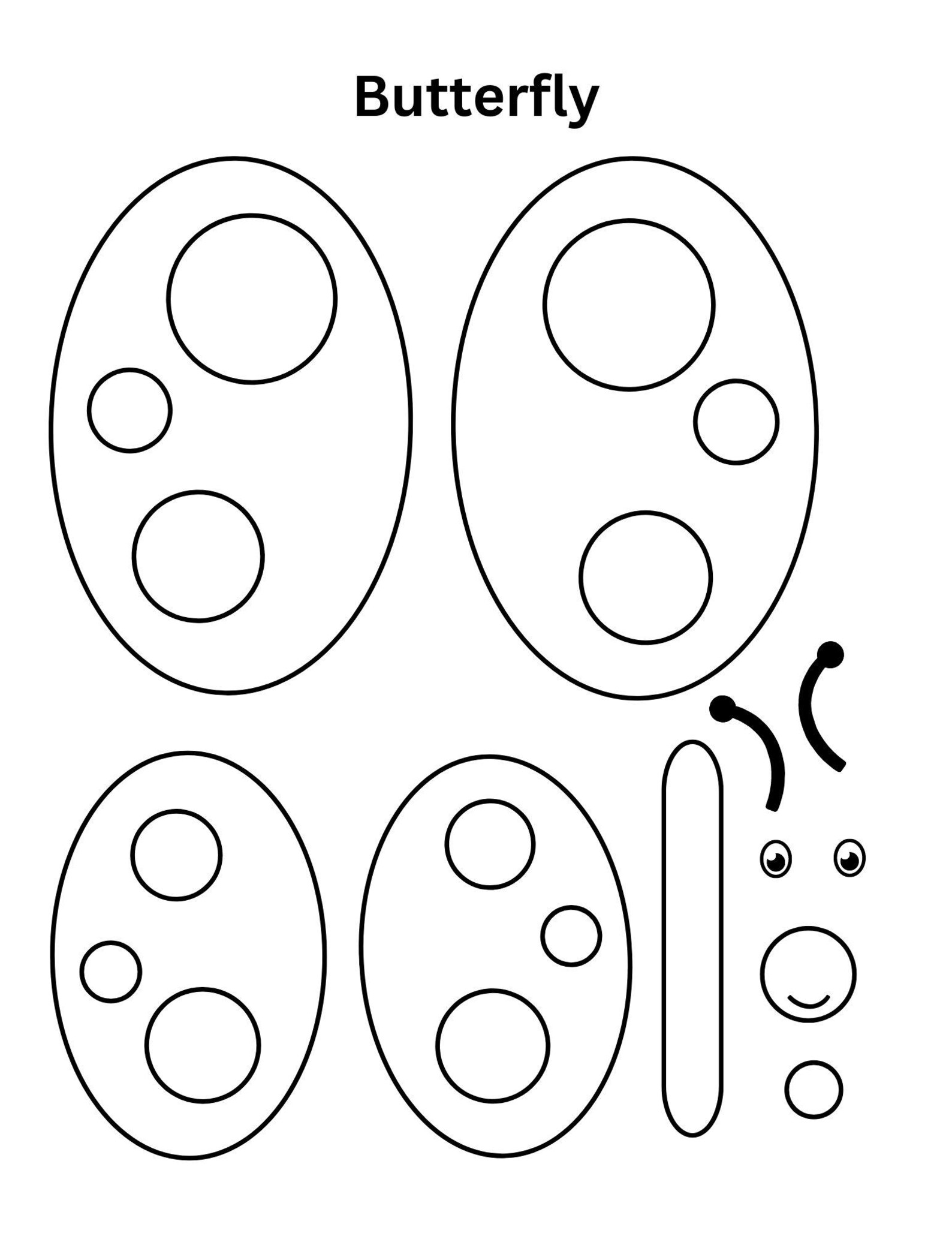 Build a Craft Kids Printable Craft Instant Download Colour and Cut ...