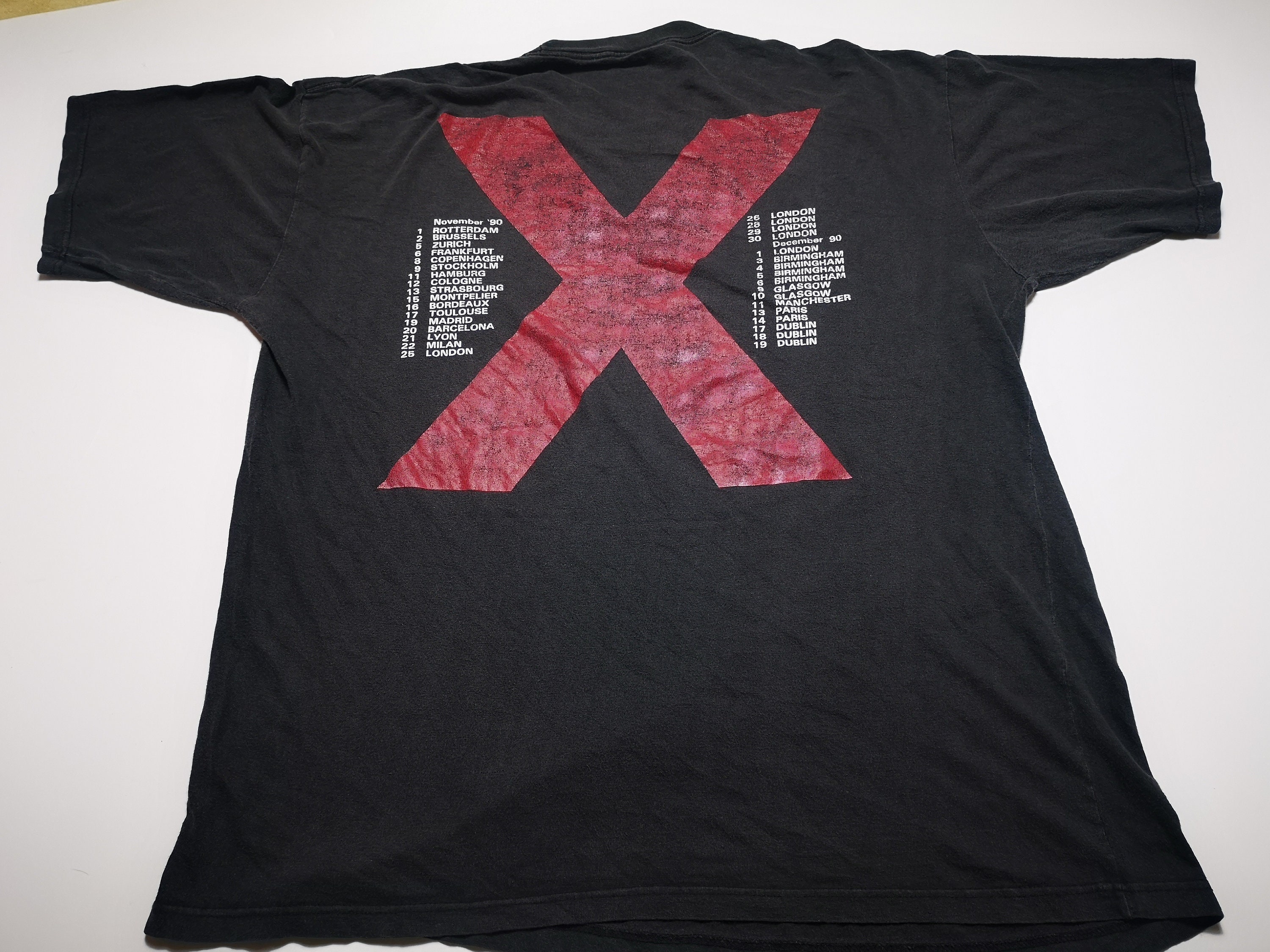 Vintage INXS 90's Camiseta Tamaño XL | Etsy