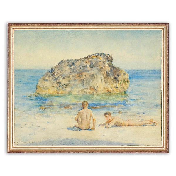 Nude At Seaside Etsy Uk