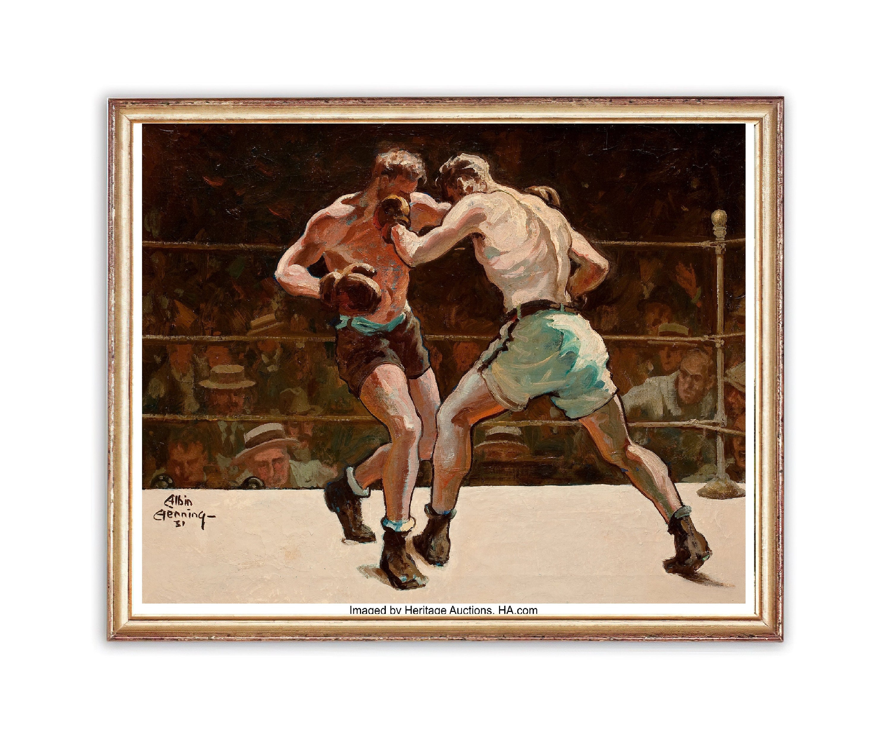 Vintage Boxing Art