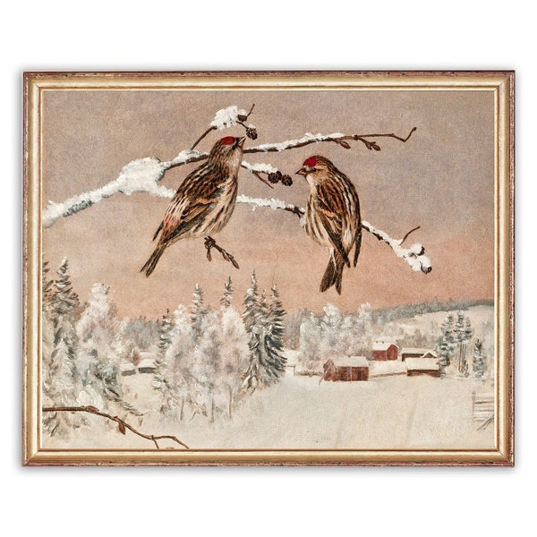 The Two Sparrows - Etsy