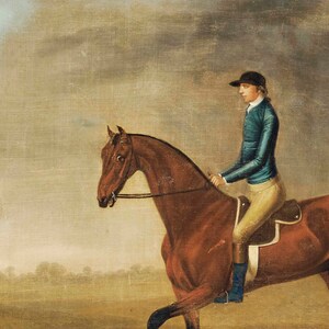 Iconic Horse Rider Painting for Vintage Lovers, Horse Painting Print ...