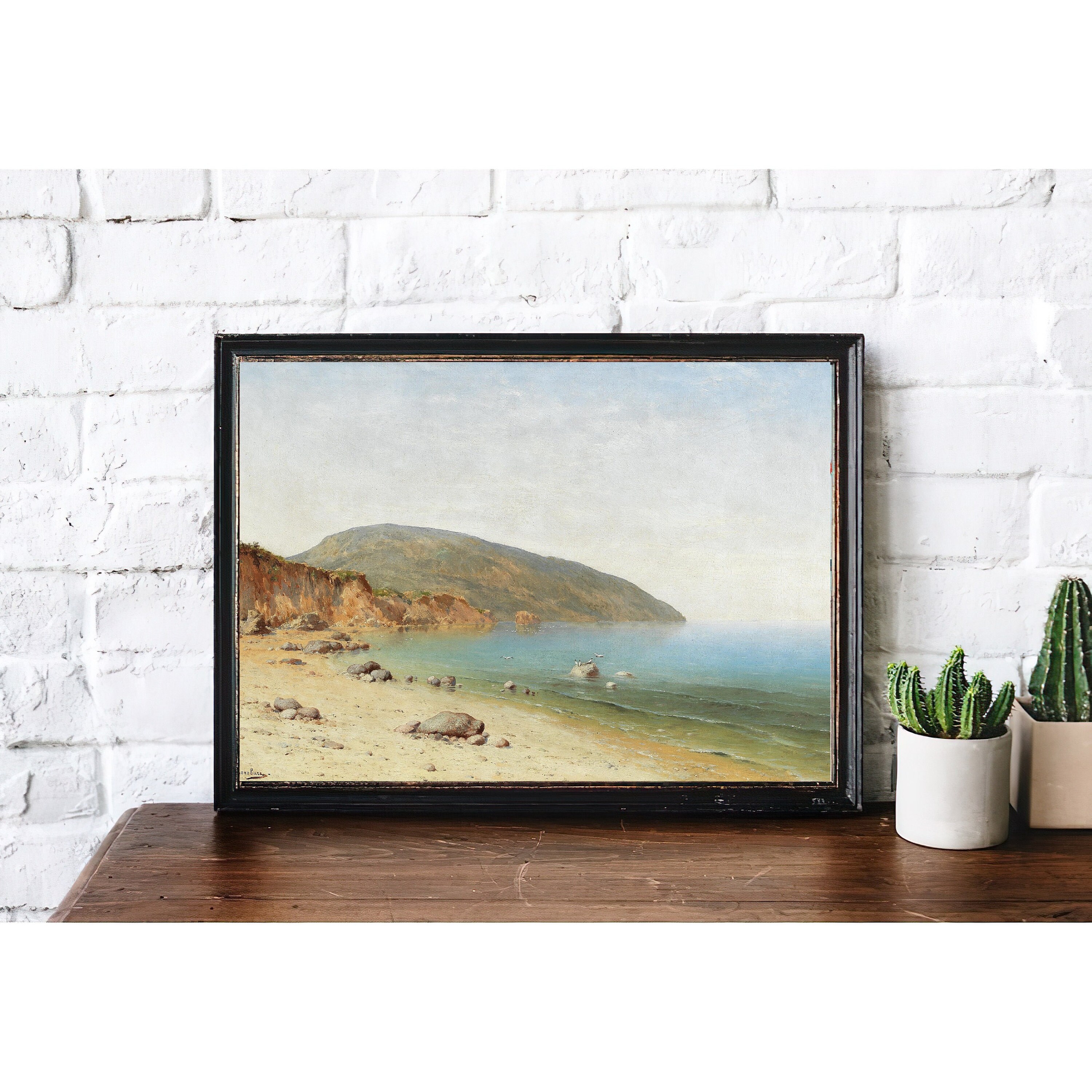 Vintage Ocean Painting Vintage Oil Seascape Marine Painting | Etsy