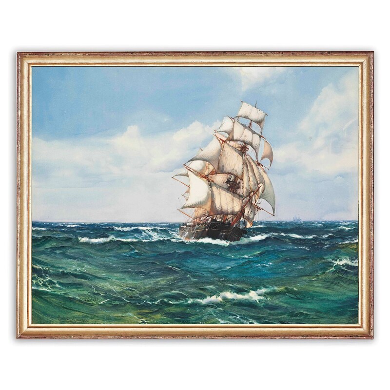Paintings of Clipper Ships - Etsy