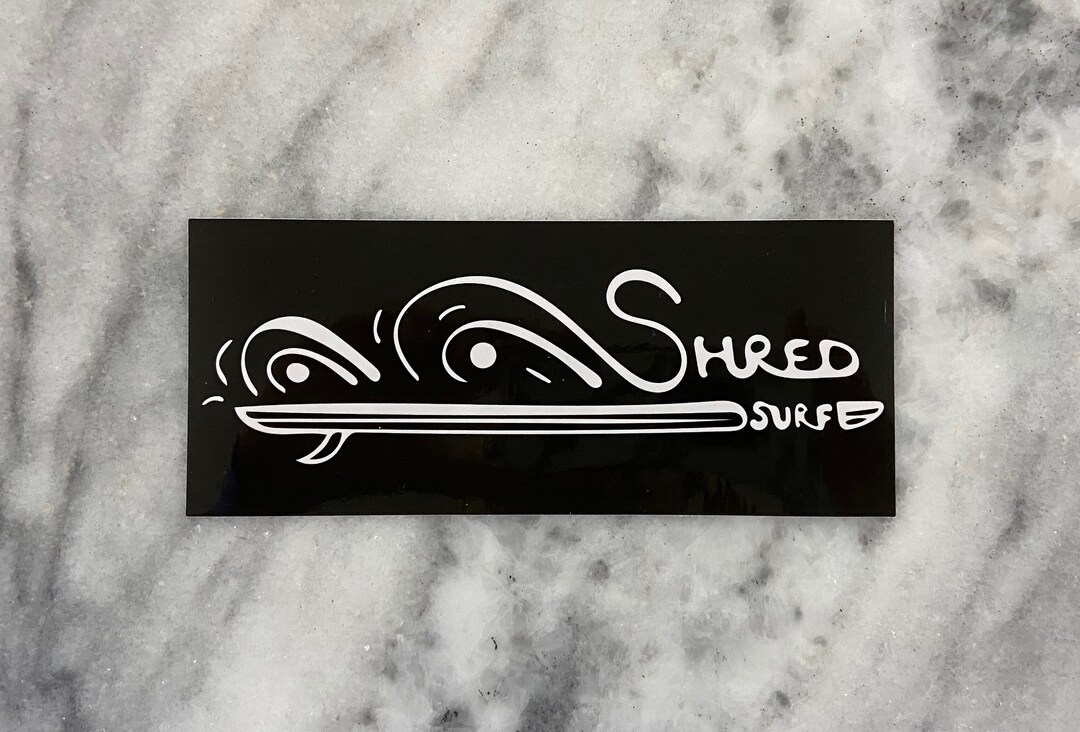 Shred Surf Tabla de Surf Calcomanía - Etsy España