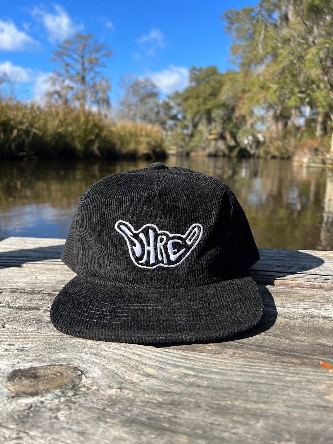 Black Corduroy Shreddelish Shaka Hat - Etsy
