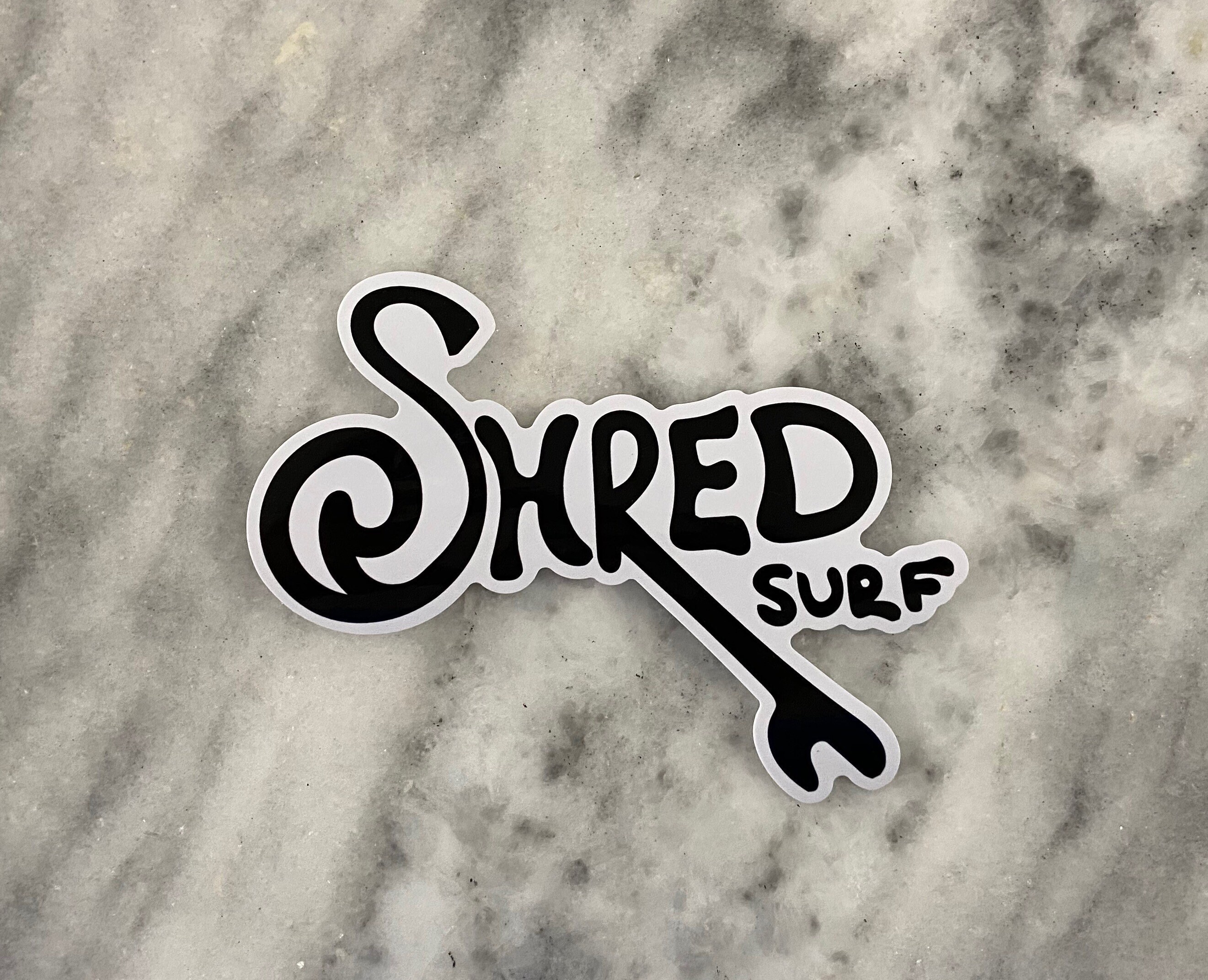 Shred Surf Summer Sticker - Etsy