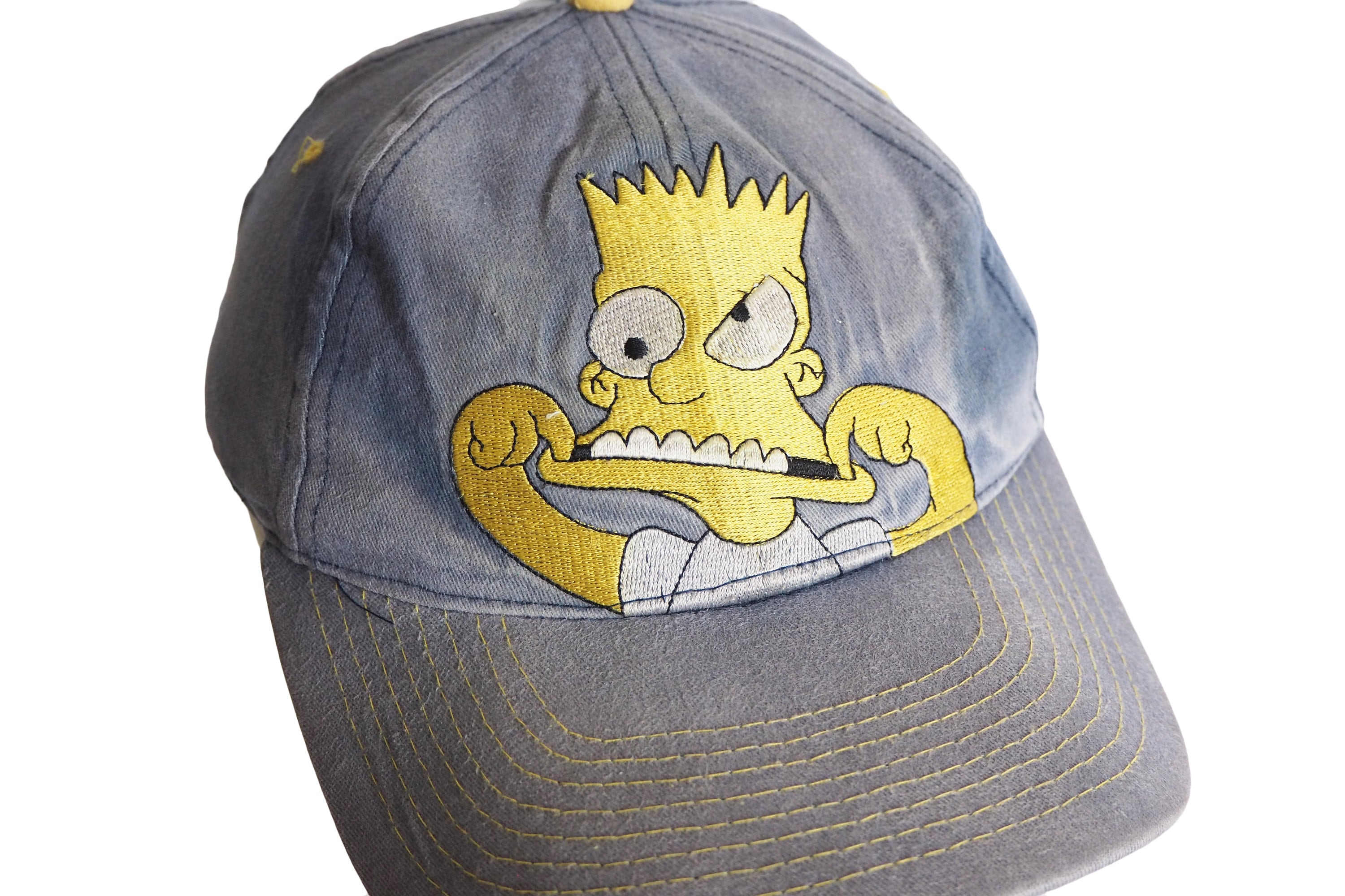Vintage the Simpsons BART Cap Big Logo 90s USA Style Cartoon - Etsy