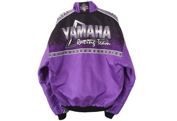 Vintage YAMAHA Racing Team by Kenny Jacket Full Zip S… - Gem