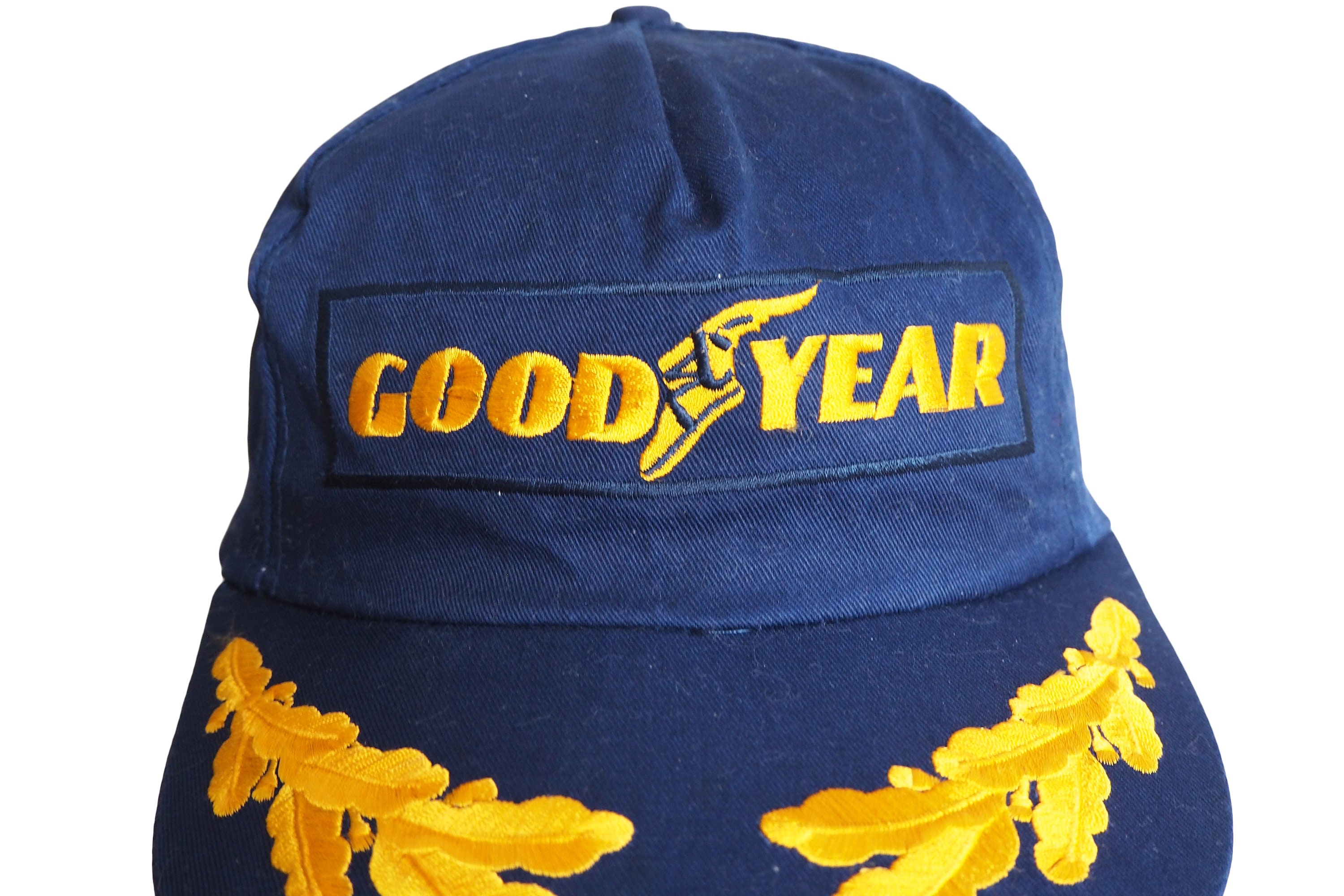 Vintage GOODYEAR Cap Big Logo Navy Blue Hat 90's Formula 1 - Etsy