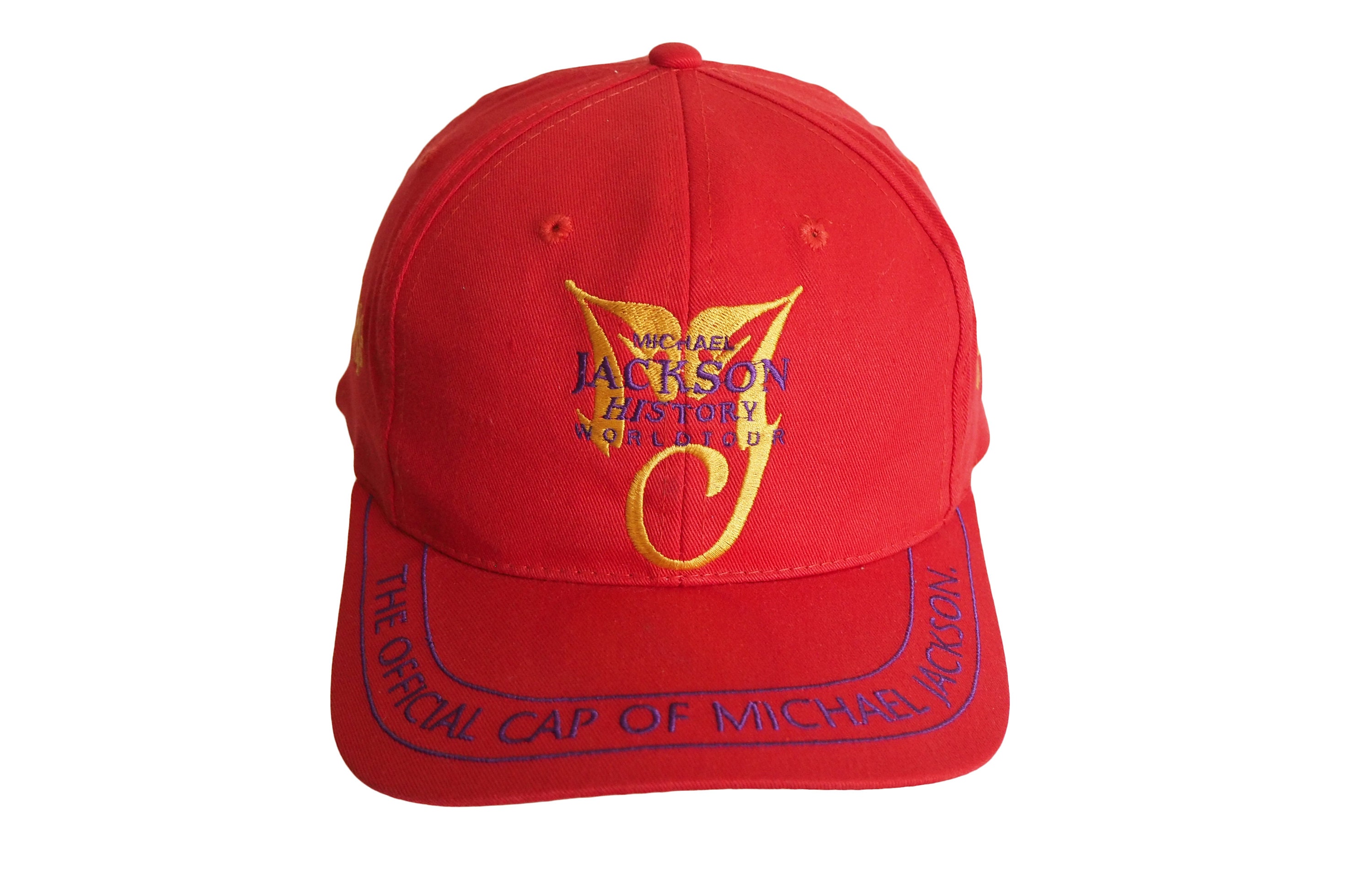 Vintage Michael Jackson History Tour 96/97 Cap Red King of Pop 90s ...