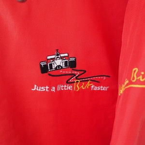 Vintage BITBURGER Formula 1 Team Jacket Size XXL Red F1 Just a Little ...