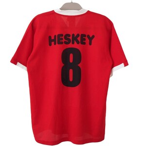 Vintage LIVERPOOL Heskey #8 Reebok 2001/03 Jersey Size L Football Home ...