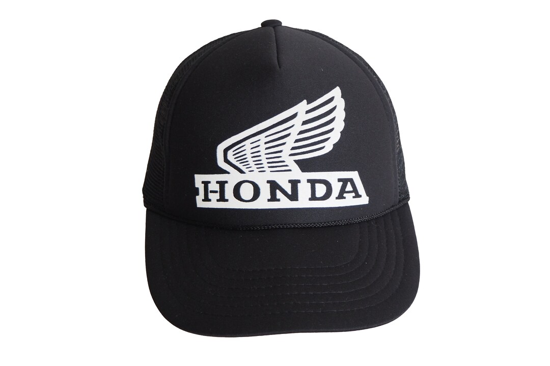 Vintage HONDA Trucker Racing Cap Big Logo 90s Japan Race Team Hat ...