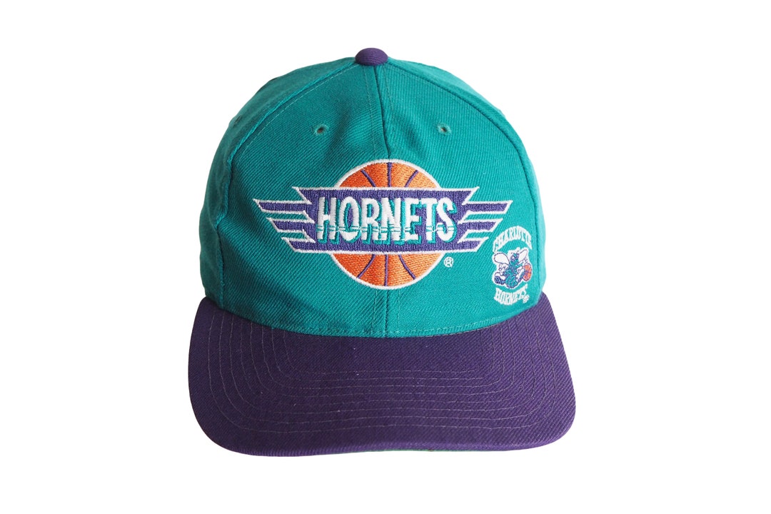 Vintage CHARLOTTE HORNETS Cap 90s Nba Sport Hat USA Basketball Turquoise - Etsy