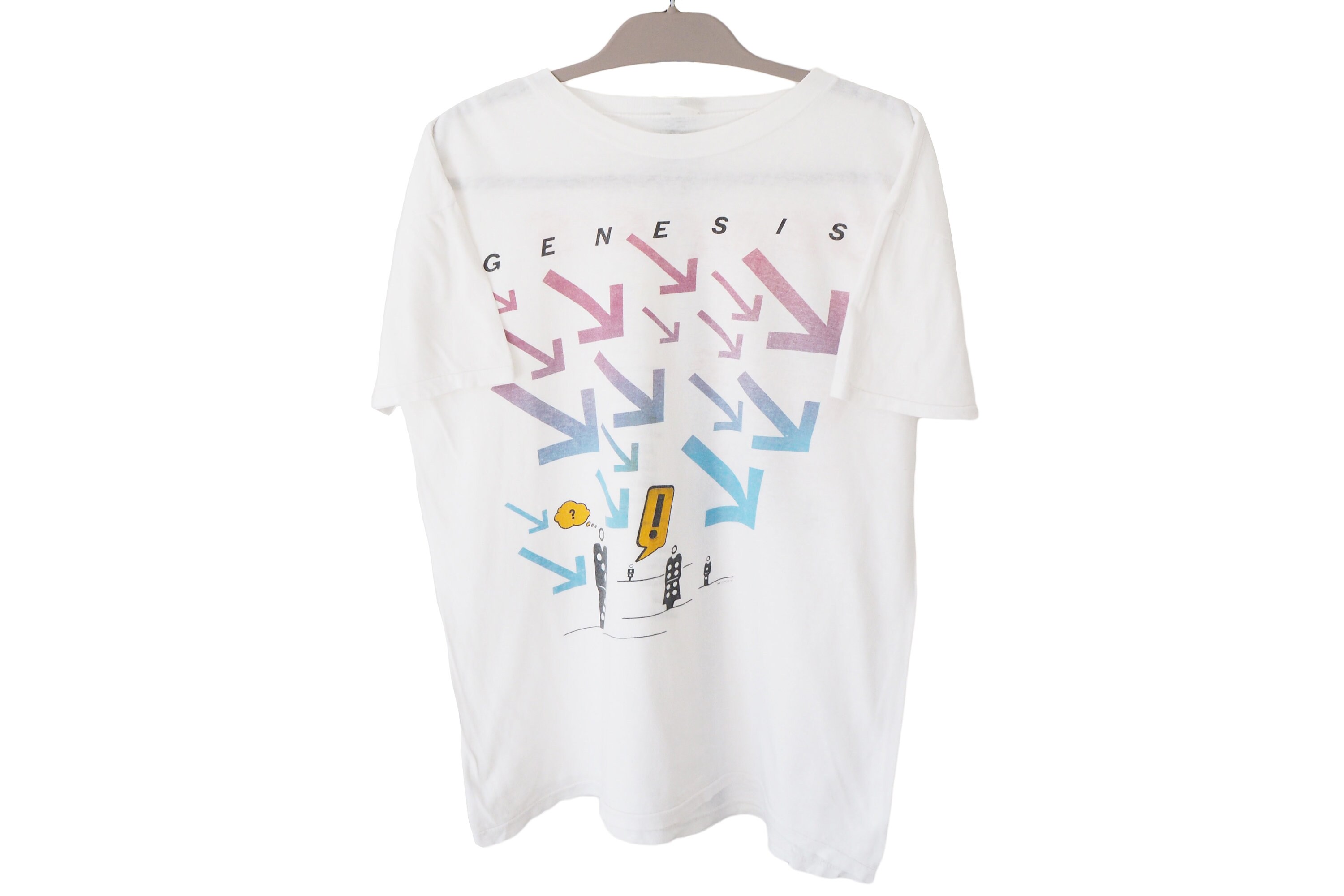 Vintage GENESIS Invisible Touch Tour 1987 T-shirt White 80s - Etsy