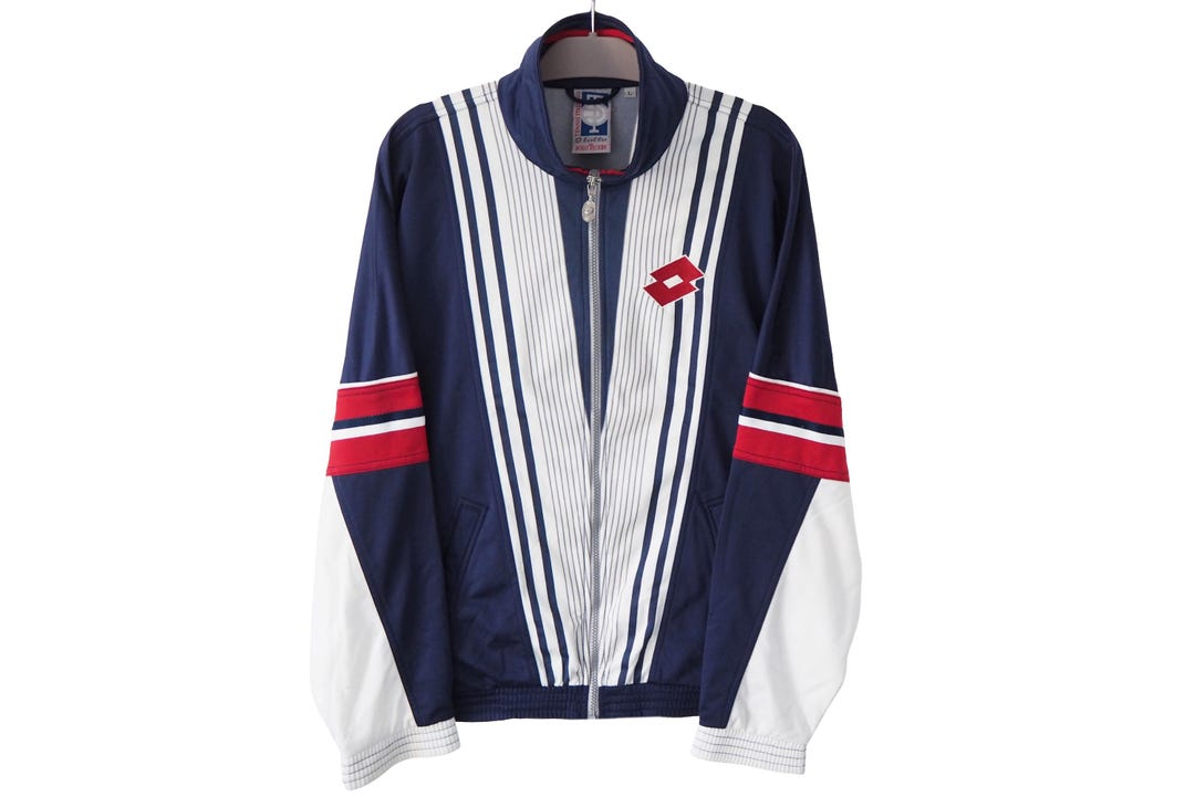 Vintage LOTTO for Boris Becker Track Jacket Full Zip Size L 90s Sport ...