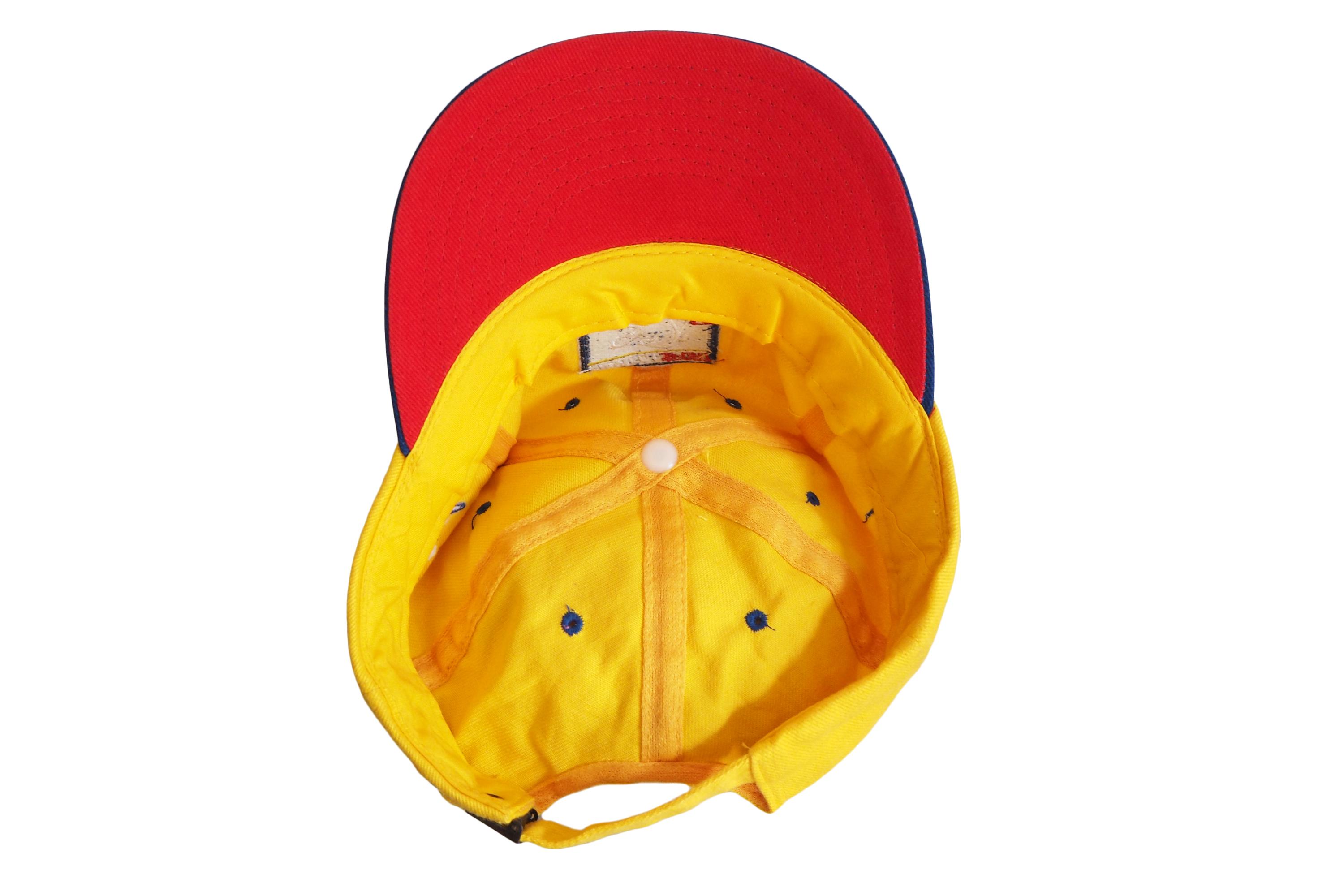 Vintage Peugeot Rally Team Cap Racing 90s Big Logo Yellow Blue Race Hat ...