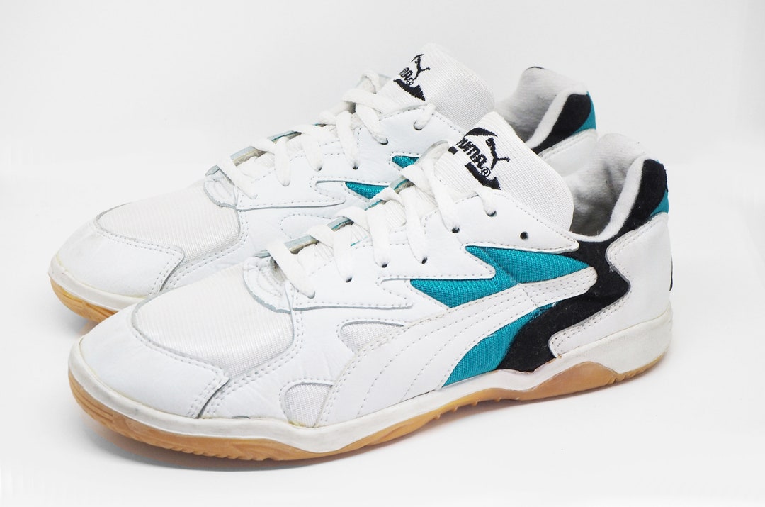 Vintage PUMA Sneakers 90s Retro White Sport Shoes Trainers Women's US 8.5 - Etsy