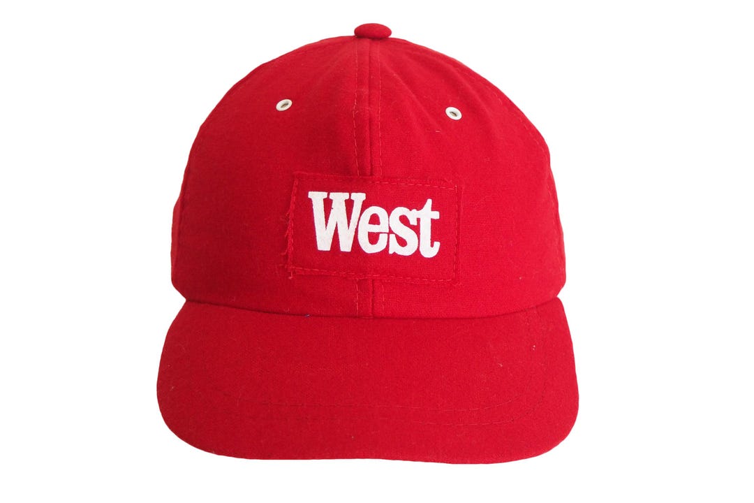 Vintage WEST Cap Big Logo 80's 90's Cigarettes Collection USA Hat Size ...