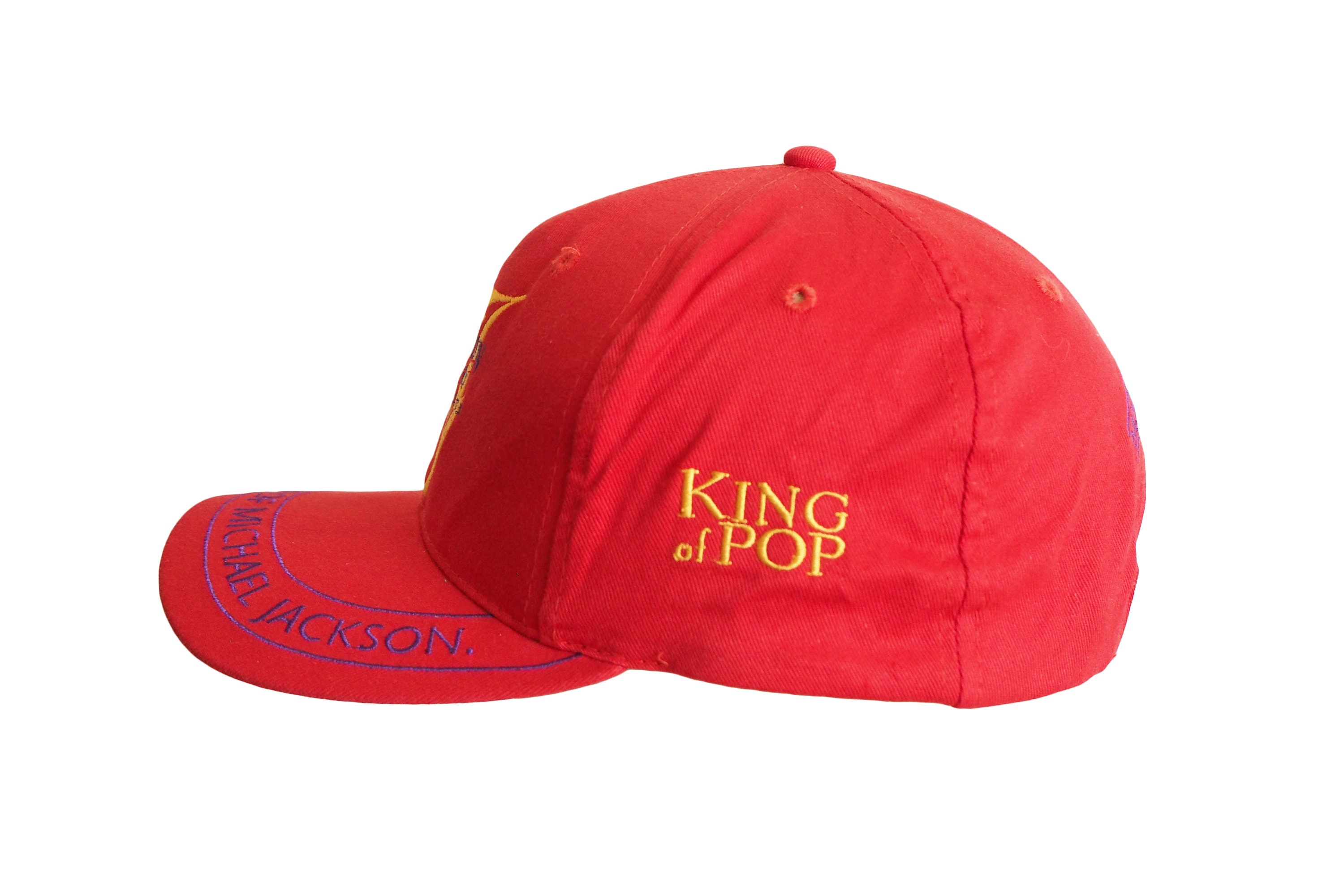 Vintage Michael Jackson History Tour 96/97 Cap Red King of Pop 90s ...