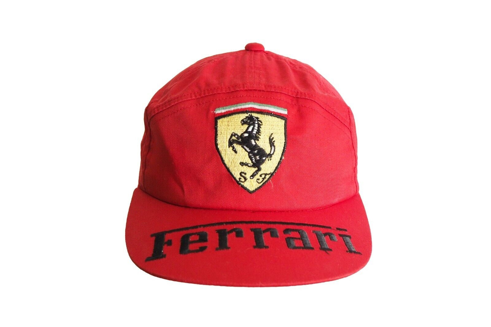 Vintage FERRARI Cap Big Logo Racing F1 Hat 90s Red Formula 1 - Etsy