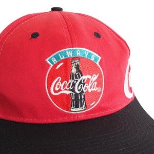 Vintage Coca-cola Cap 90s Sport Hat Red USA Brand Drink - Etsy