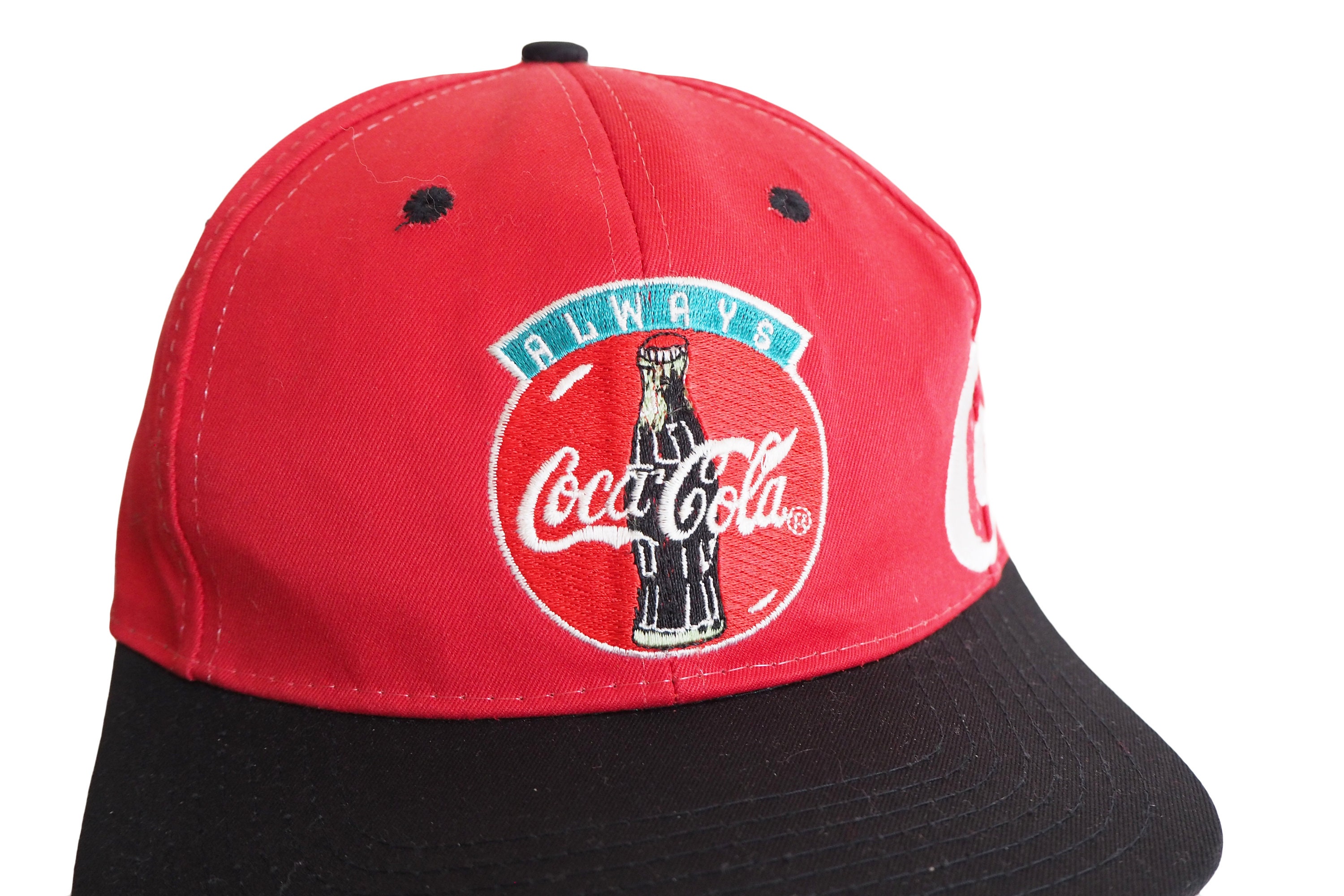 Vintage Coca-cola Cap 90s Sport Hat Red USA Brand Drink - Etsy