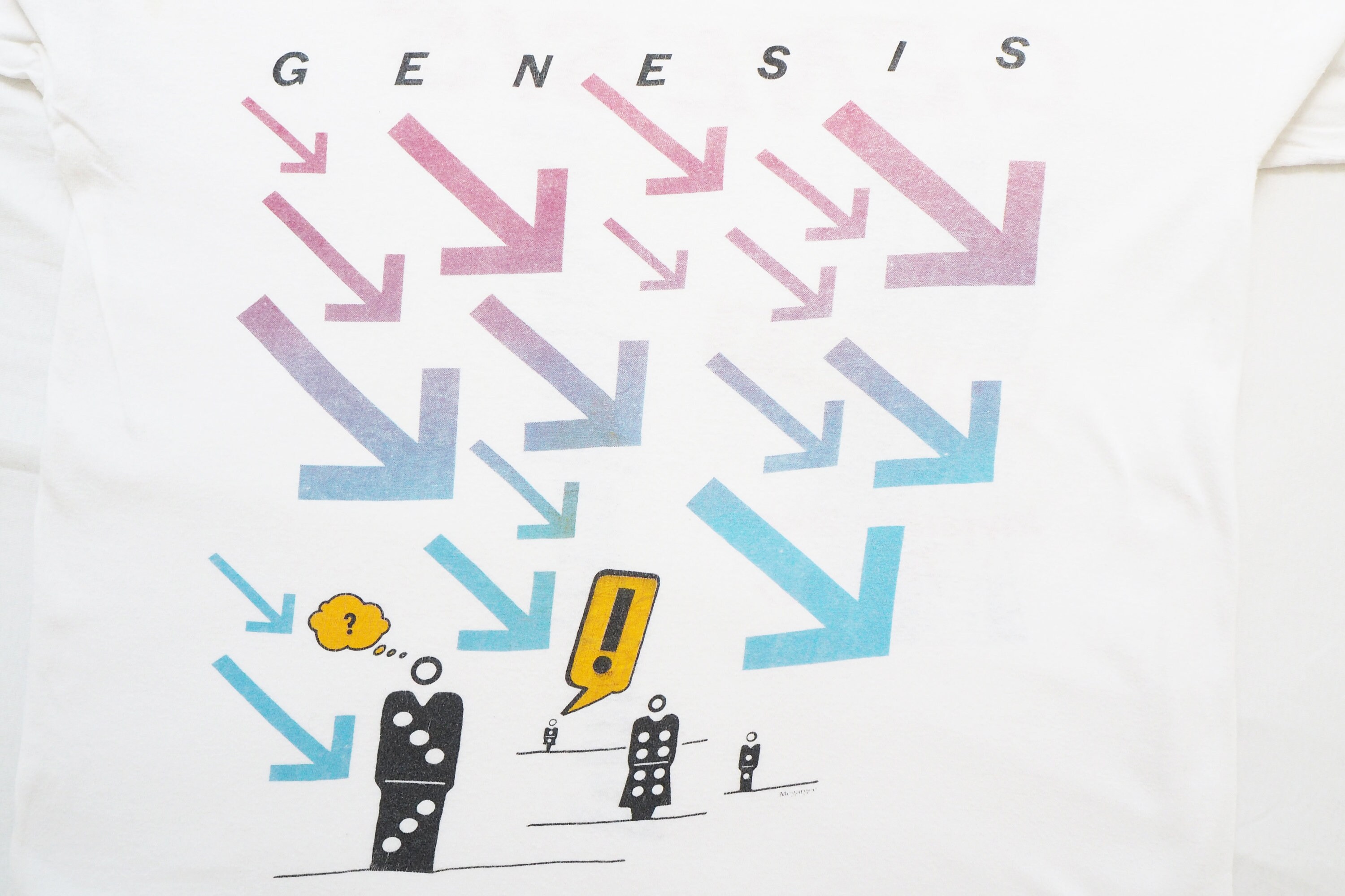 Vintage GENESIS Invisible Touch Tour 1987 T-shirt White 80s - Etsy