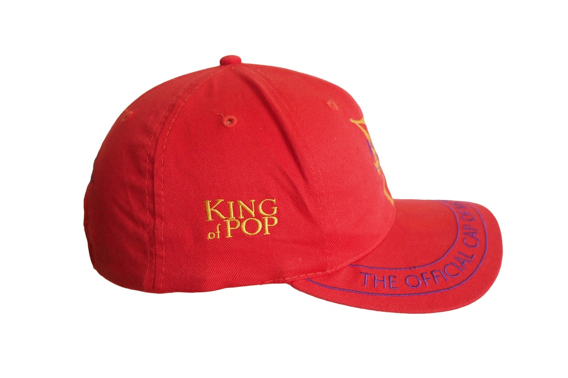 Vintage Michael Jackson History Tour 96/97 Cap Red King of Pop 90s ...