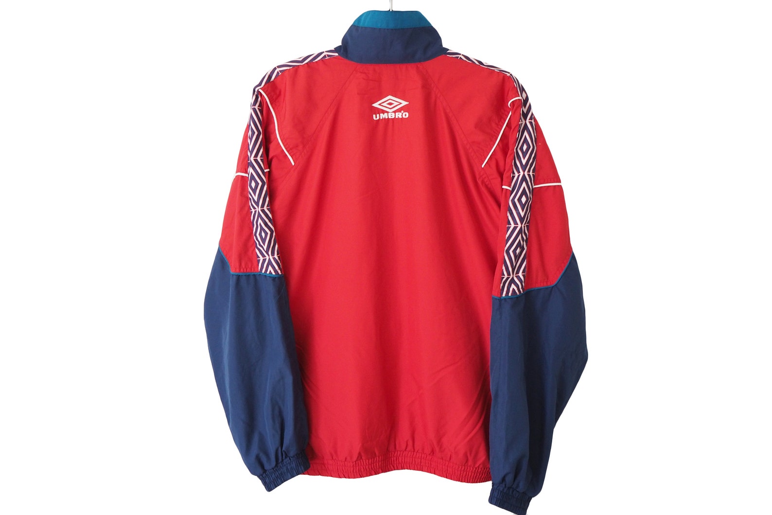 Vintage UMBRO Track Jacket Full Zip Size M Blue/red 90s Sport ...
