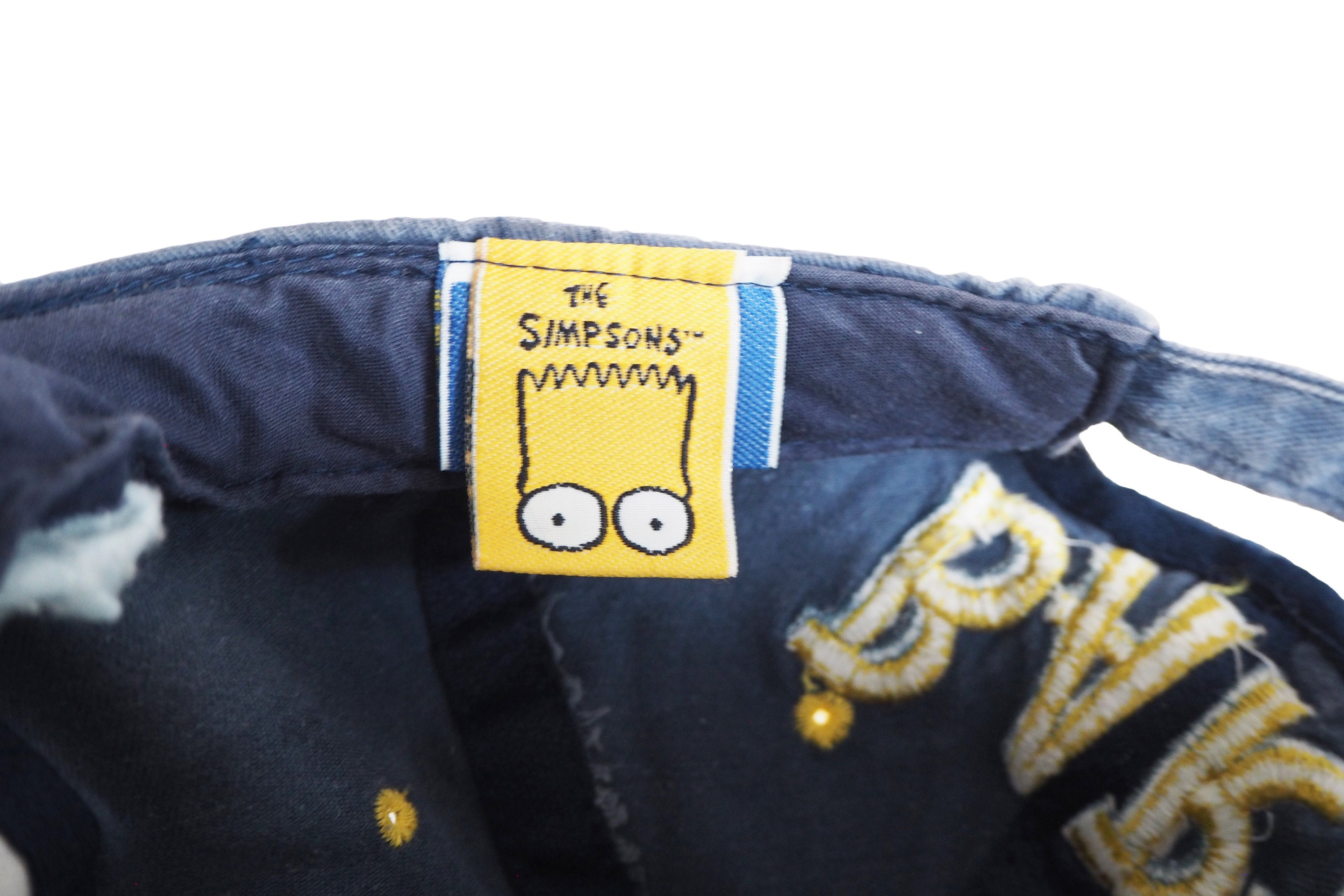 Vintage the Simpsons BART Cap Big Logo 90s USA Style Cartoon - Etsy