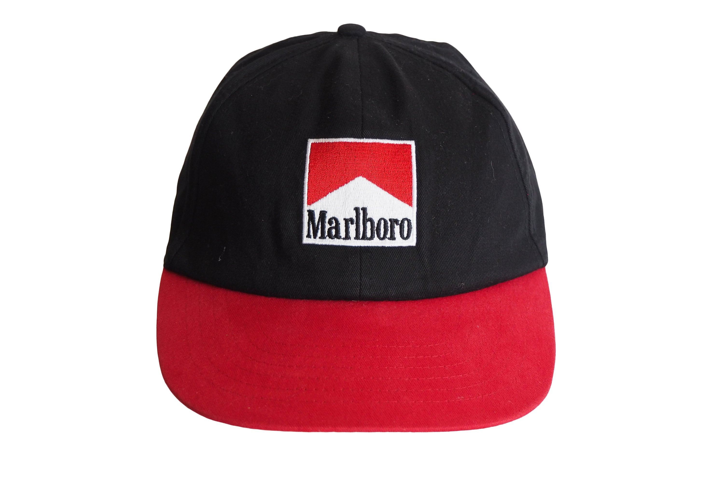 Vintage MARLBORO Cap Big Logo Black Red 90's Cigarettes - Etsy