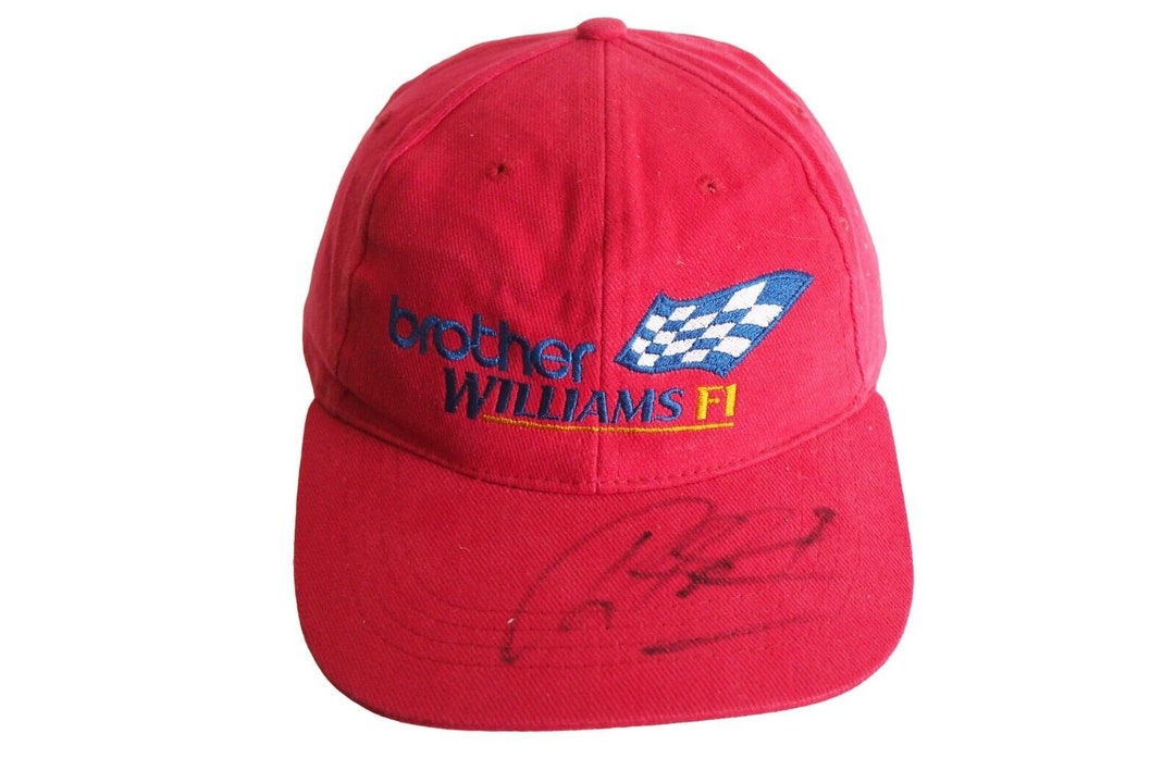 Vintage Brother Williams F1 Team Ralf Schumacher Signature Cap Formula ...