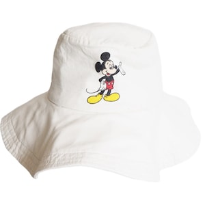 Vintage Mickey Mouse Bucket Hat Kids Size Cartoon Disney Made in USA ...
