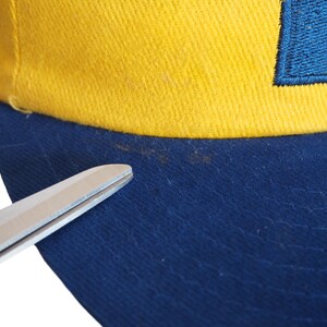 Vintage Peugeot Rally Team Cap Racing 90s Big Logo Yellow Blue Race Hat ...