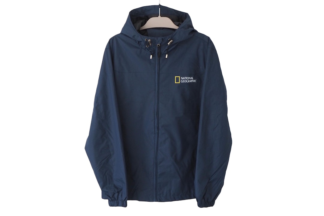 Vintage National Geographic Jacket Size M Outdoor Natgeo Blue 00s ...