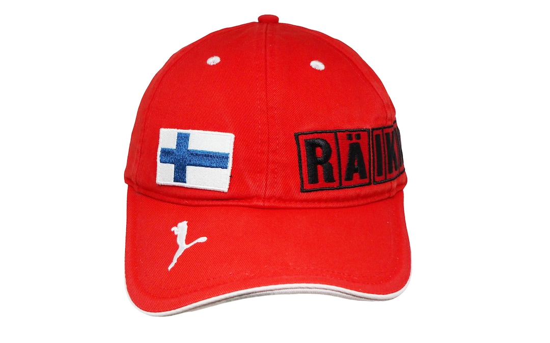 Vintage FERRARI Kimi Raikkonen Puma Cap F1 Racing Hat Formula 1 Red 00s ...