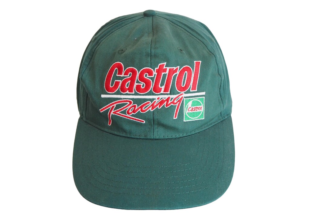 Vintage Castrol Racing Cap 90s Big Logo Race Team F1 Style Hat - Etsy
