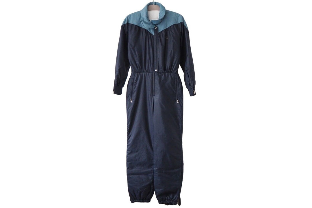 Vintage BOGNER Ski Suit 90s Retro Jumpsuit Size Women's 38 Navy Blue - Etsy