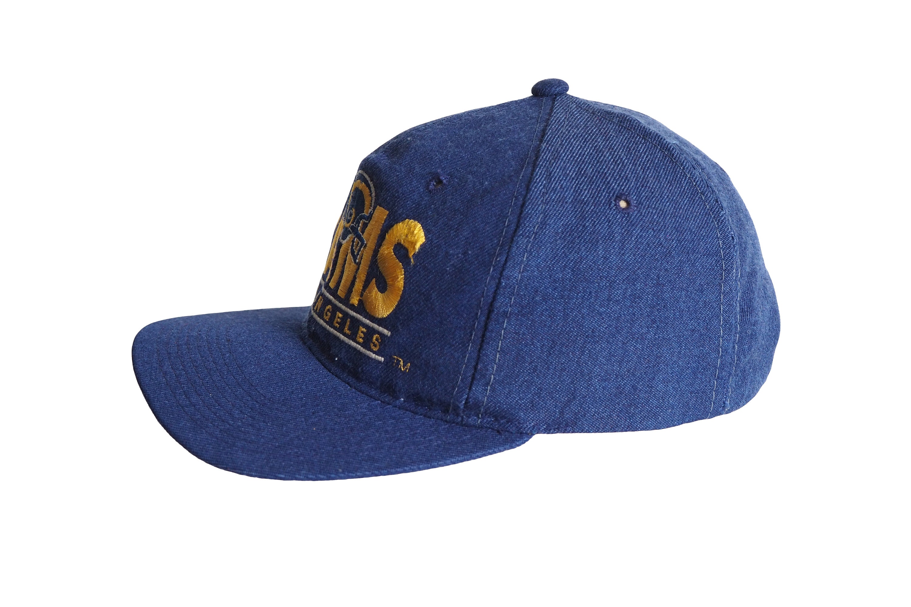 Vintage RAMS Los Angeles Cap 90s NFL Sport Hat Blue USA Team American ...