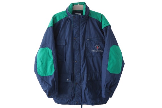 Vintage SCANIA Racing Jacket Full Zip 2in1 Vest Size L 90s Vintage SCANIA Racing Jacket Full Zip 2in1 Vest Size L 90s