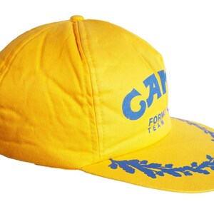 Vintage CAMEL Formula 1 Team Cap Yellow 90's Cigarettes F1 Collection ...