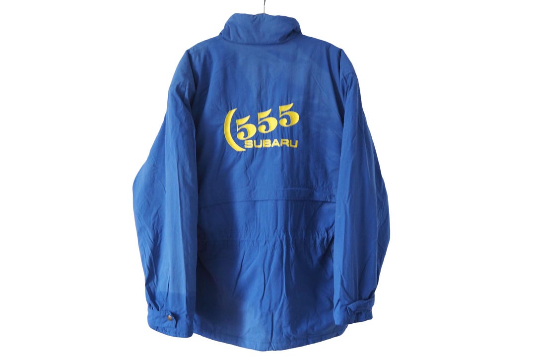 Vintage SUBARU 555 Rally Team Jacket Big Logo Size XL Racing Sport 00s ...